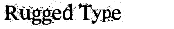 Rugged Type font , Fancy - Eroded fonts - Fontzzz.com