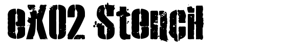 eXO2 Stencil font , Fancy - Stencil, Army fonts - Fontzzz.com