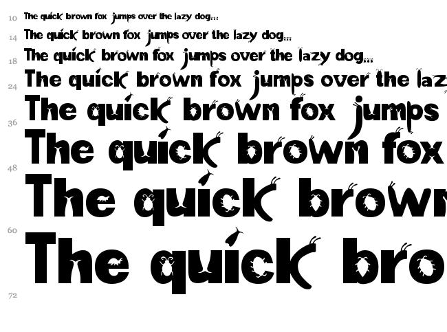 A Bug's Life font , Fancy - Various fonts - Fontzzz.com