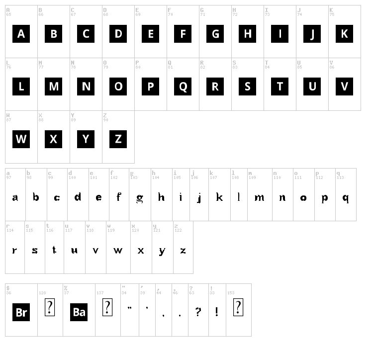 Breaking B font , Fancy - Various fonts - Fontzzz.com