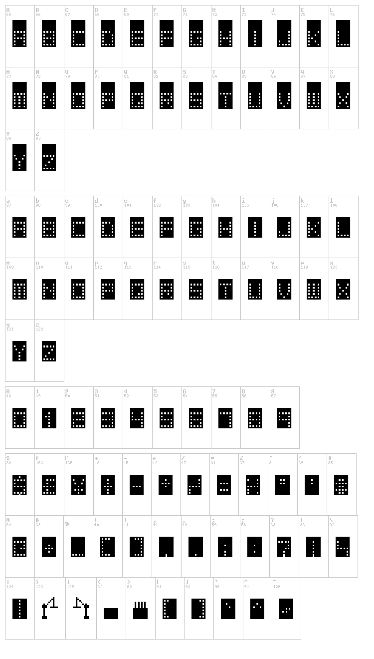 Tower Block font , Techno - Square fonts - Fontzzz.com