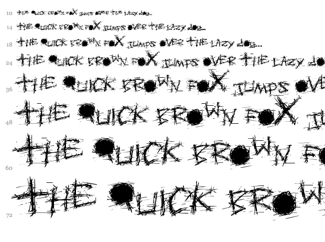 Aggressive Angry Baby Killer font , Script - Trash fonts - Fontzzz.com