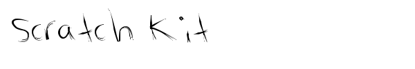 Scratch Kit font , Script - Trash fonts - Fontzzz.com